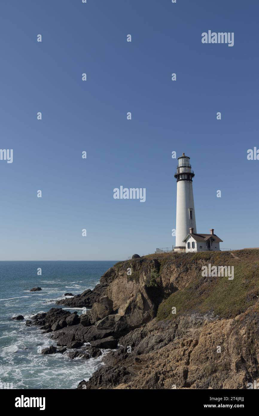 Perched on a cliff on the central California coast, the 115-foot Pigeon ...