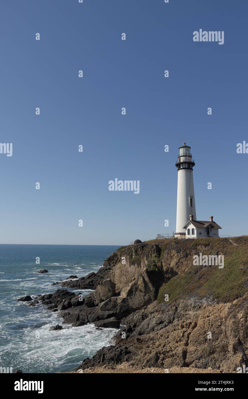 Perched on a cliff on the central California coast, the 115-foot Pigeon ...