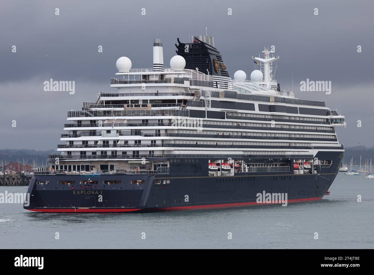 An early morning arrival at the international port terminal for the MSC ...