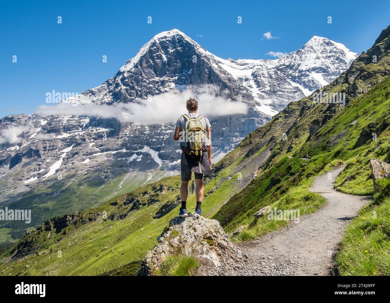 The eiger north face hi-res stock photography and images - Alamy