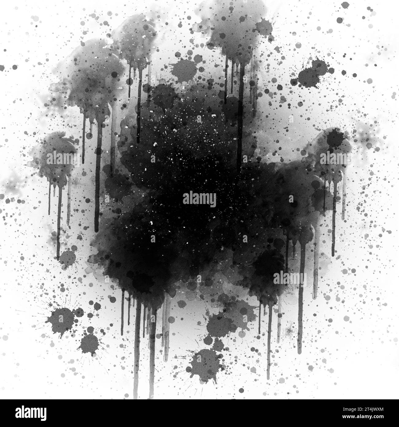 Photo black watercolor hand painted brush strokes isolated on white ... Photo black watercolor hand painted brush strokes isolated on white ...