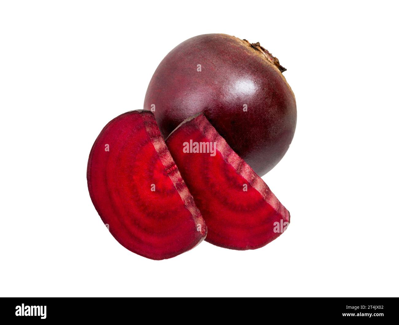 Beetroot (beet root). Whole beet root with slice isolated on white Stock Photo - Alamy
