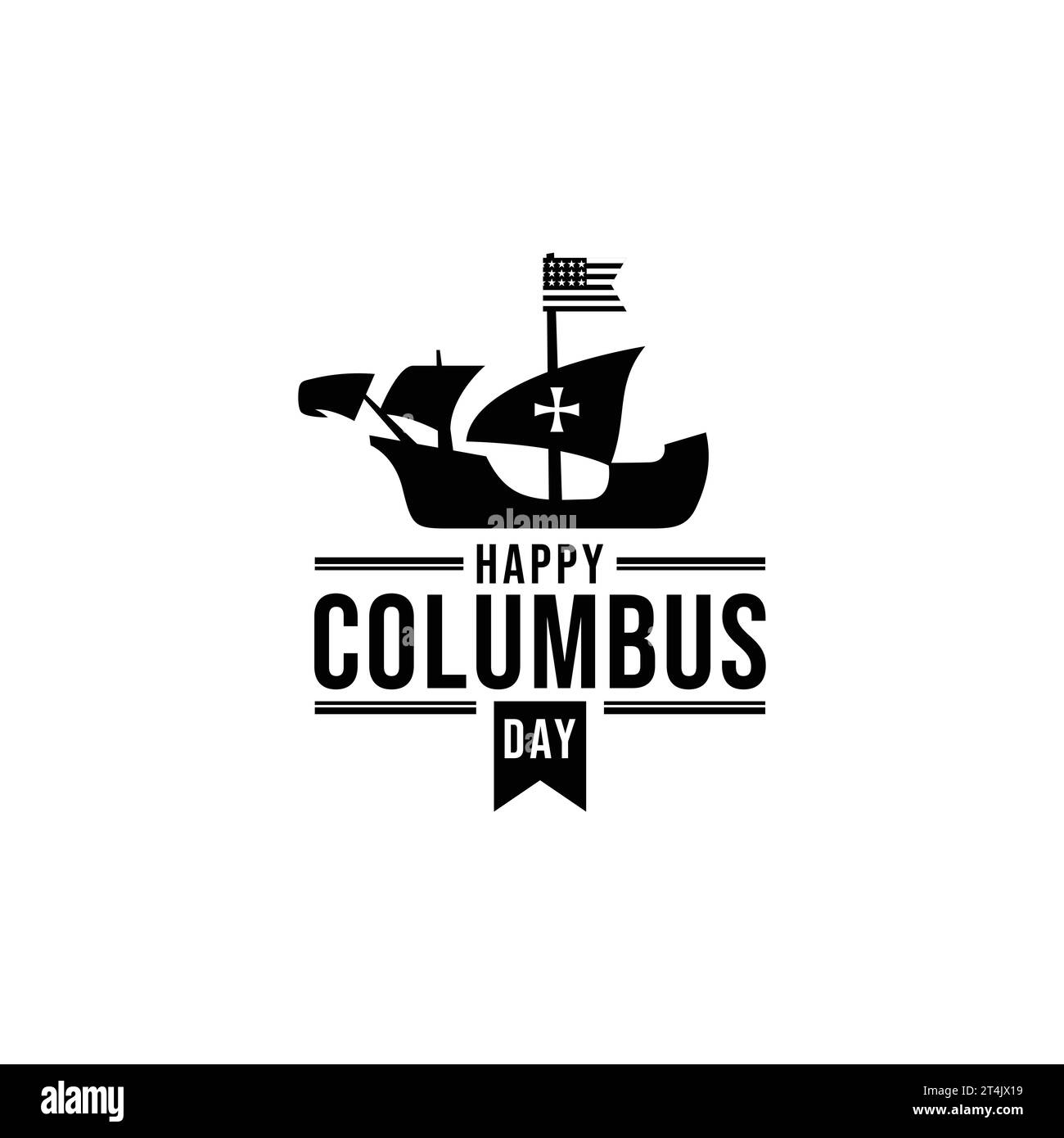 Black ship america Stock Vector Images - Alamy