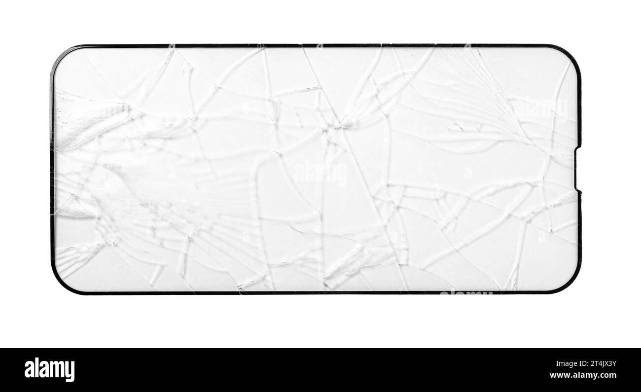 Cracked screen transparent background hi-res stock photography and ...