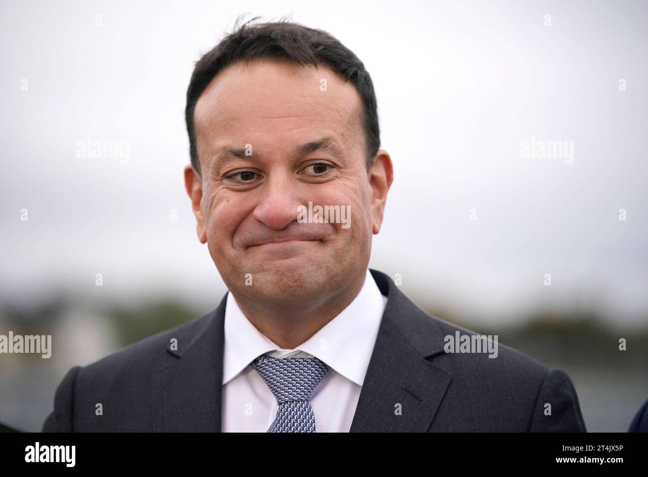 Taoiseach Leo Varadkar delivers a speech during the opening of the new ...