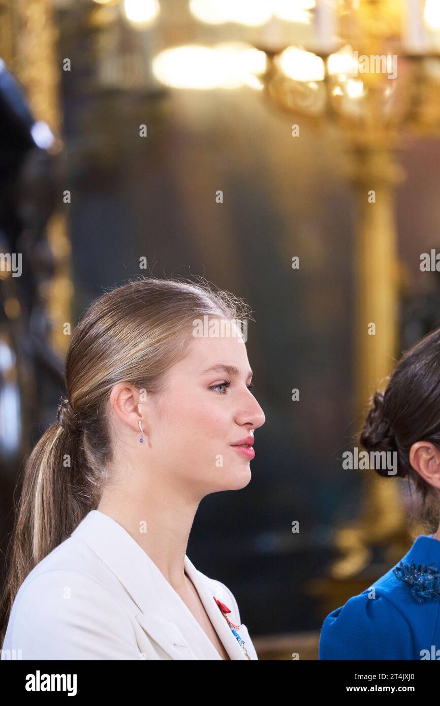 Madrid. Spain. 20231031, Crown Princess Leonor attends the oath of ...