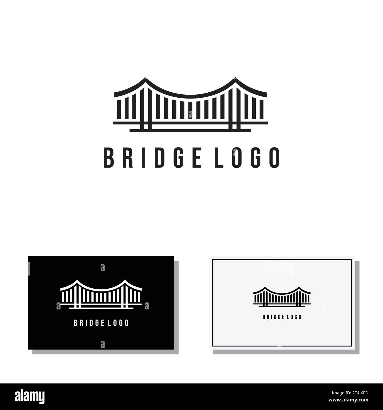 Steel rail bridge Stock Vector Images - Alamy