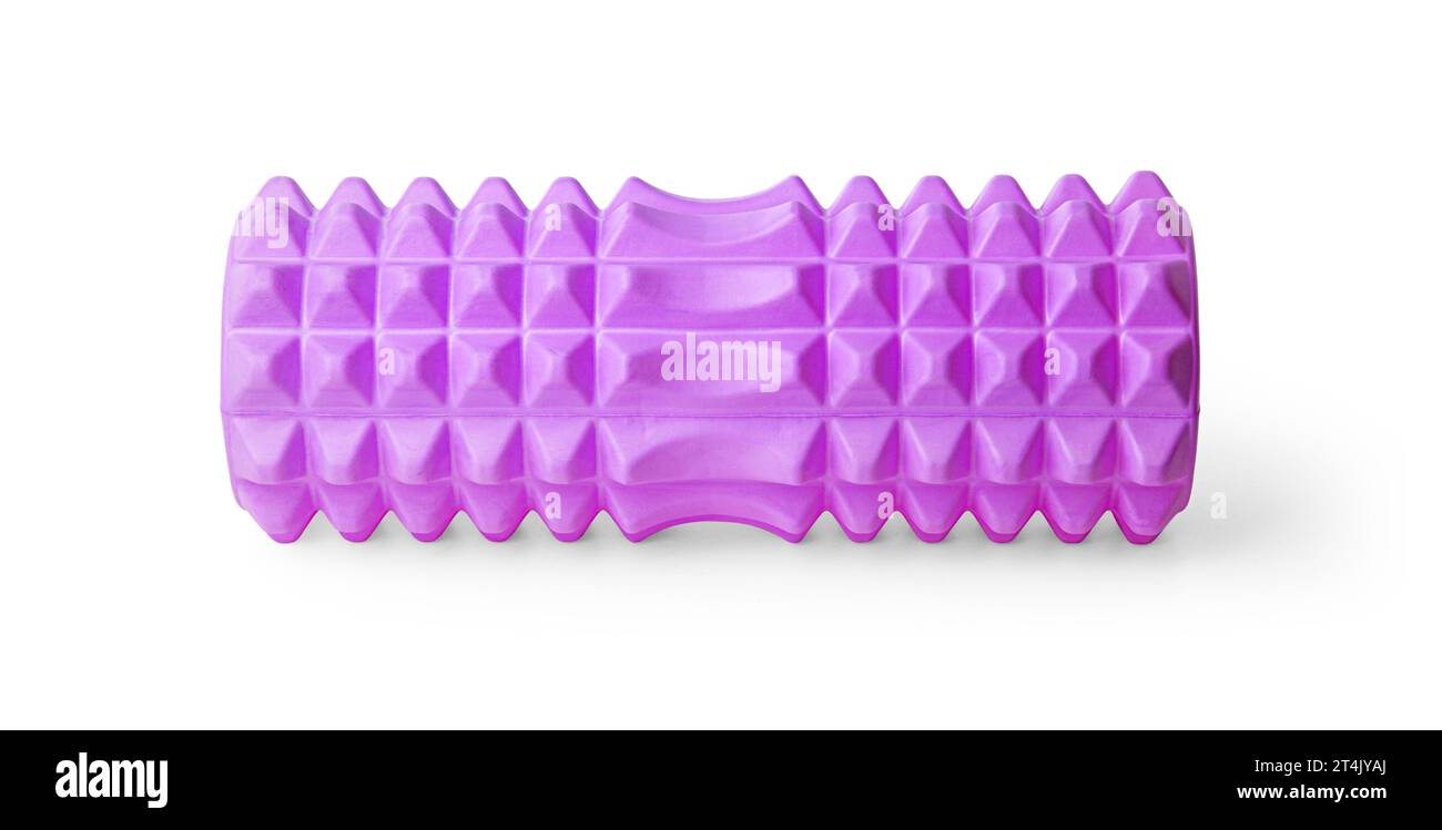 Yoga roll isolated on white background with clipping path Stock Photo ...