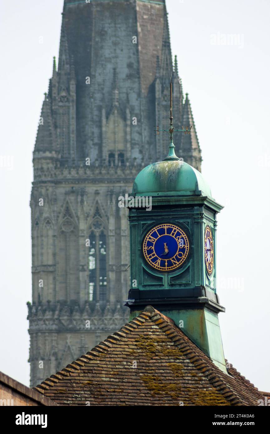 The clock and cupola which crown the former Assembly Rooms on the ...