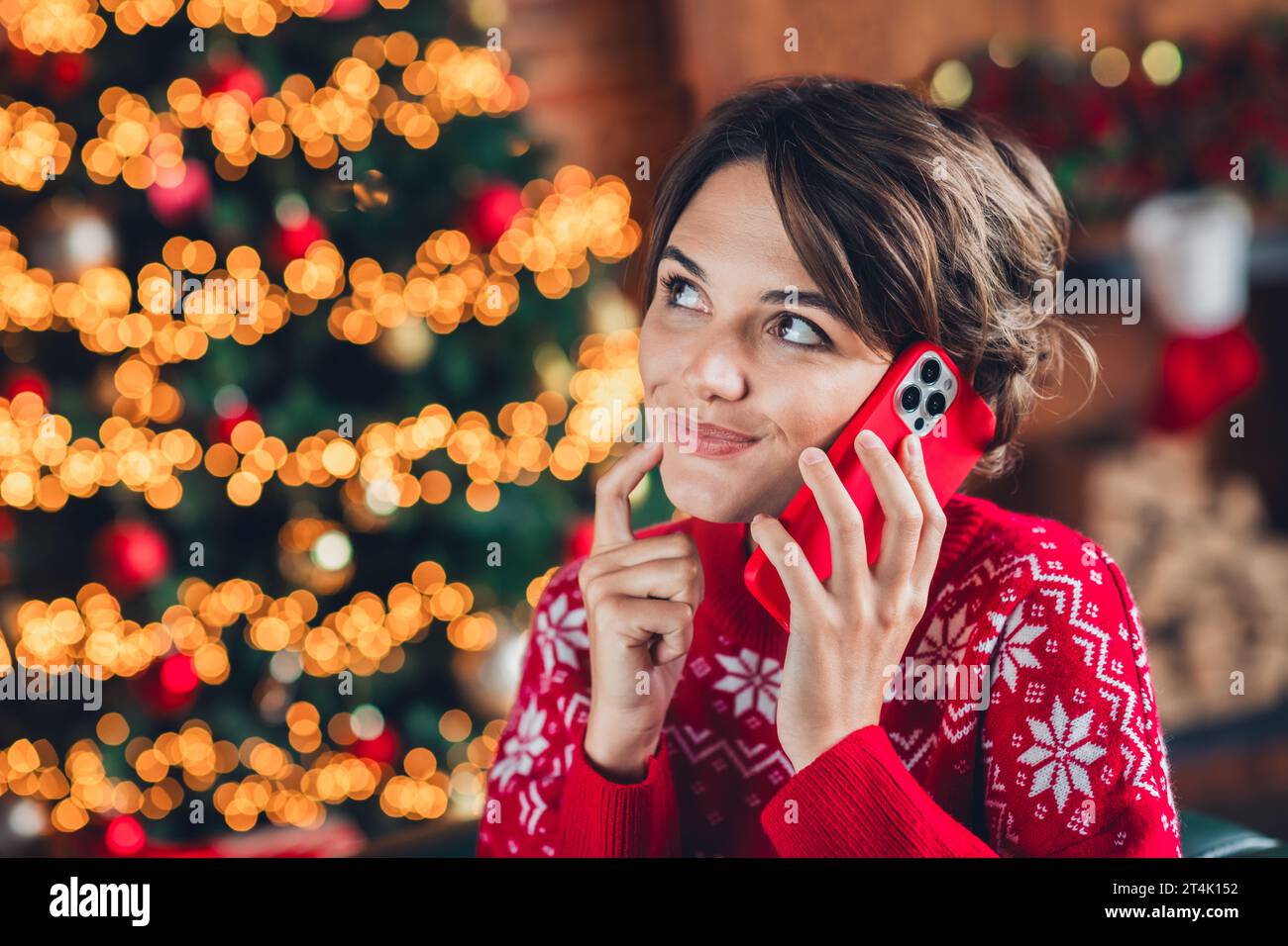 Photo portrait of noel traditions girl young age first winter holiday ...