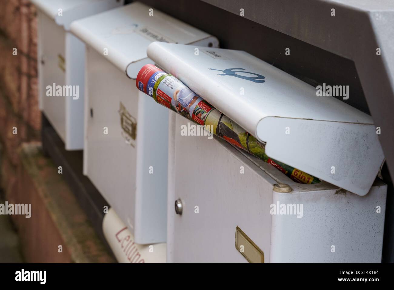 Mailbox and brochures hi-res stock photography and images - Alamy