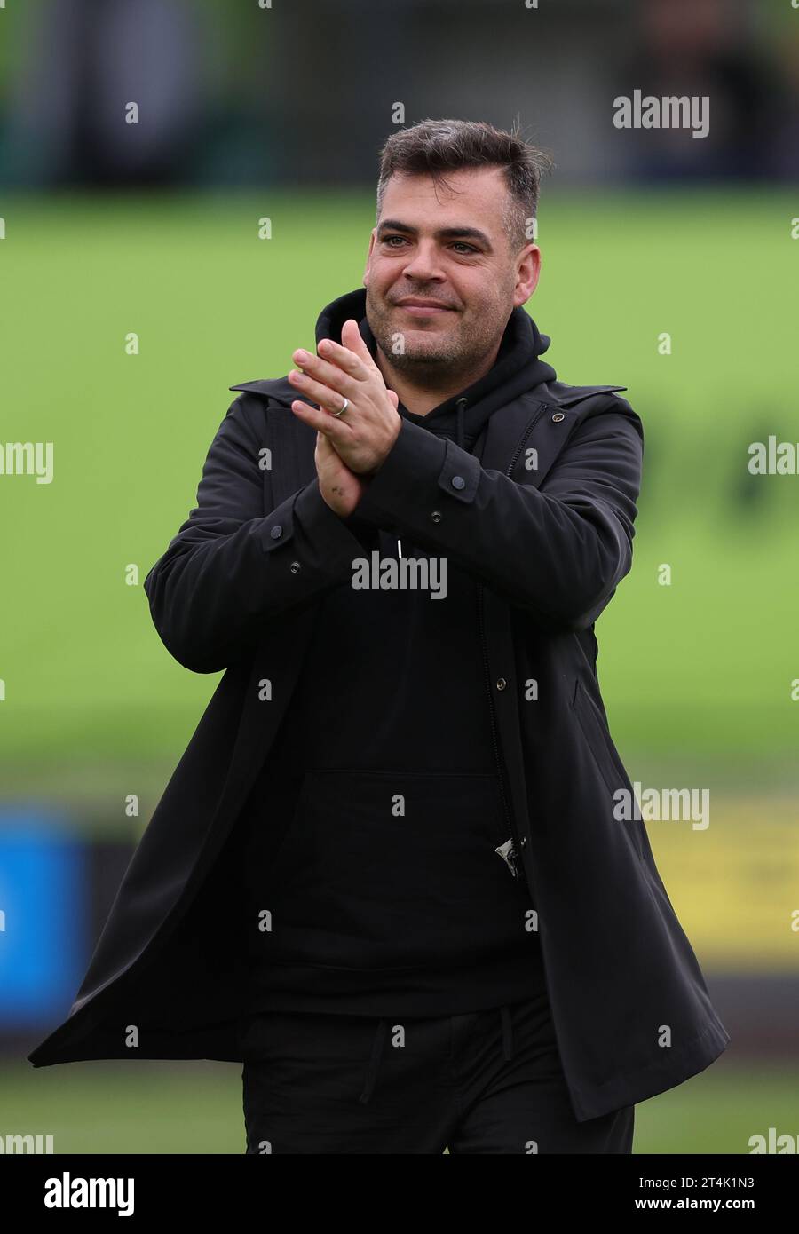 Forest Green Rovers Manager David Horseman during the EFL League Two ...