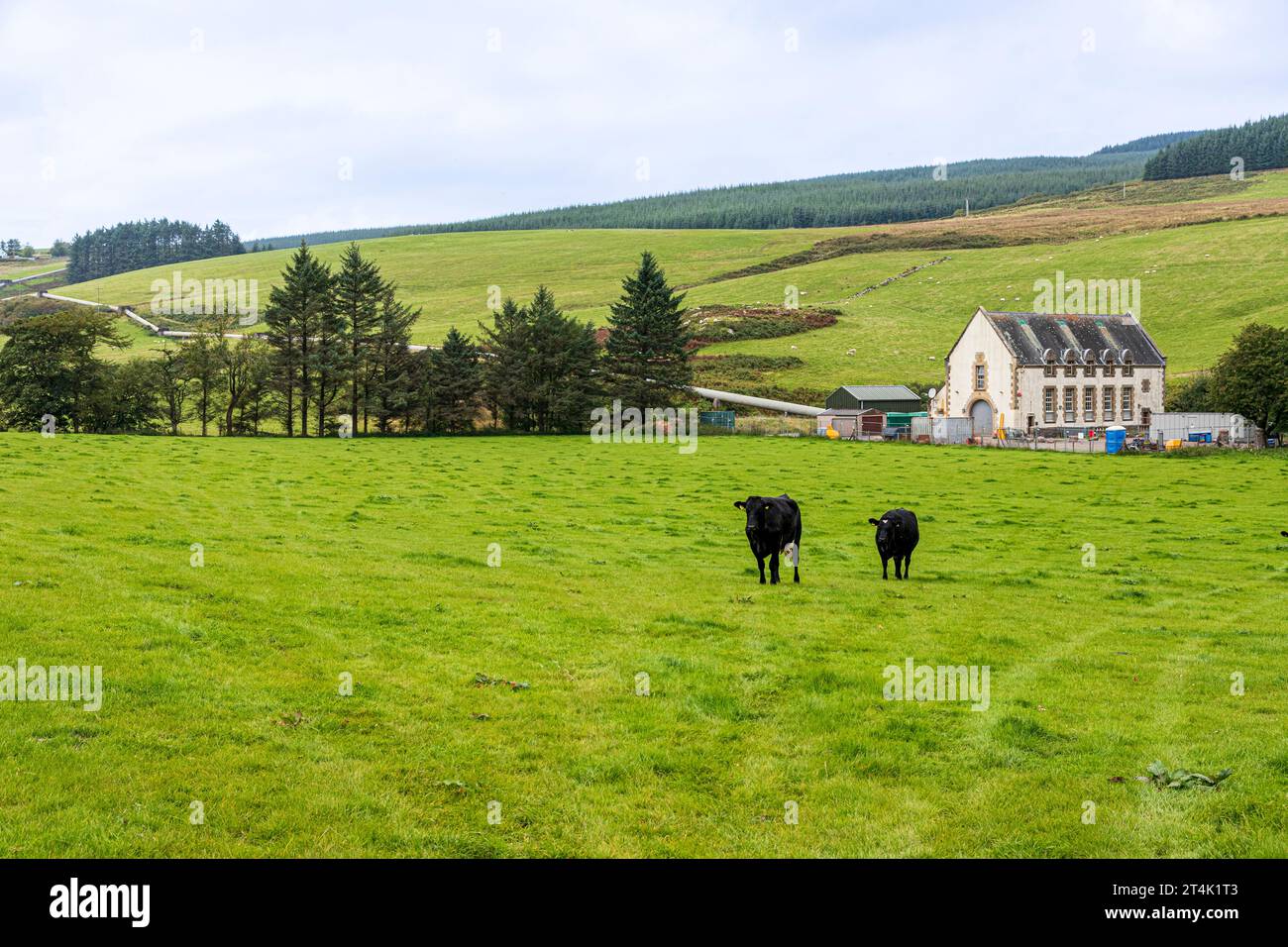 Lussa Hydro Power Station (built 1956) with an output of 2.4 Mw ...
