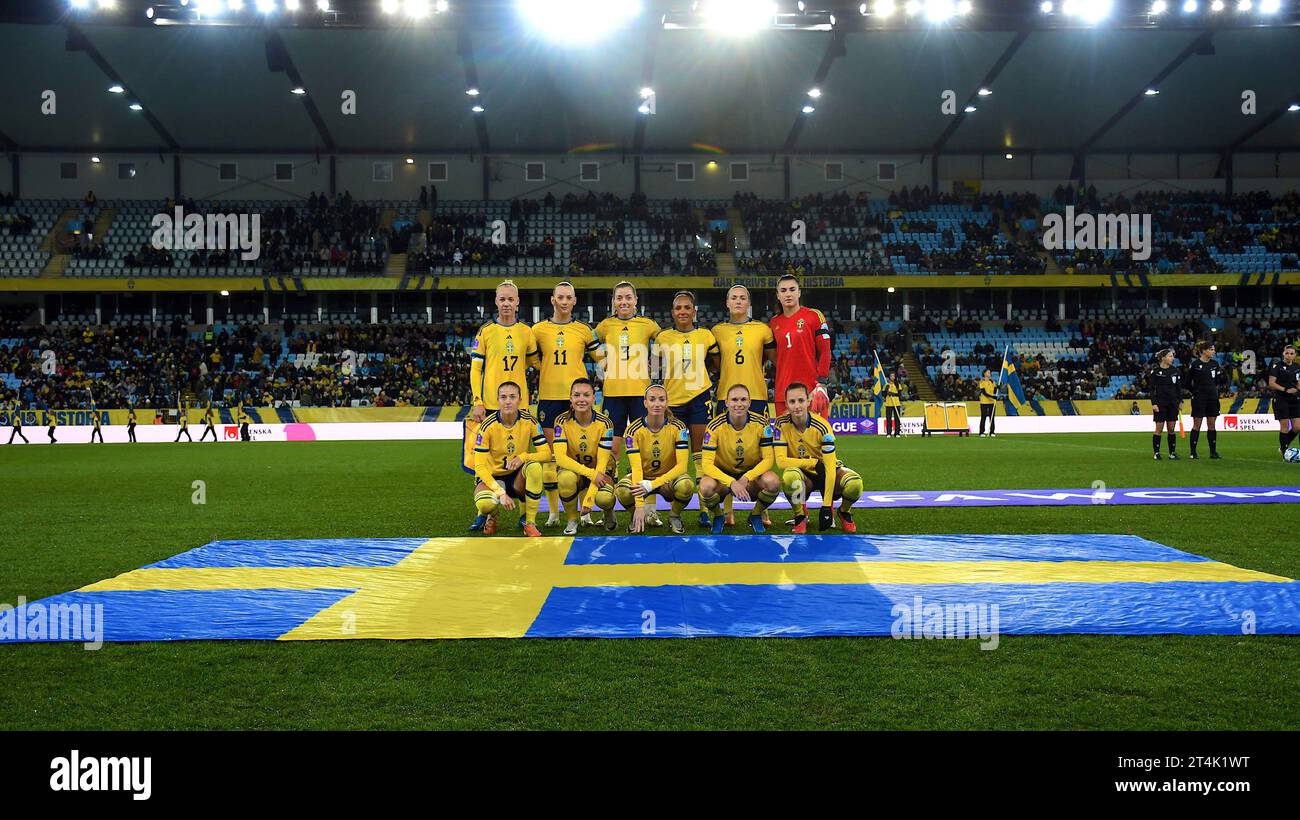 Malmo, Sweden. 31st Oct, 2023. Malmo New Arena, Malmo, Sweden, Oct 31st ...