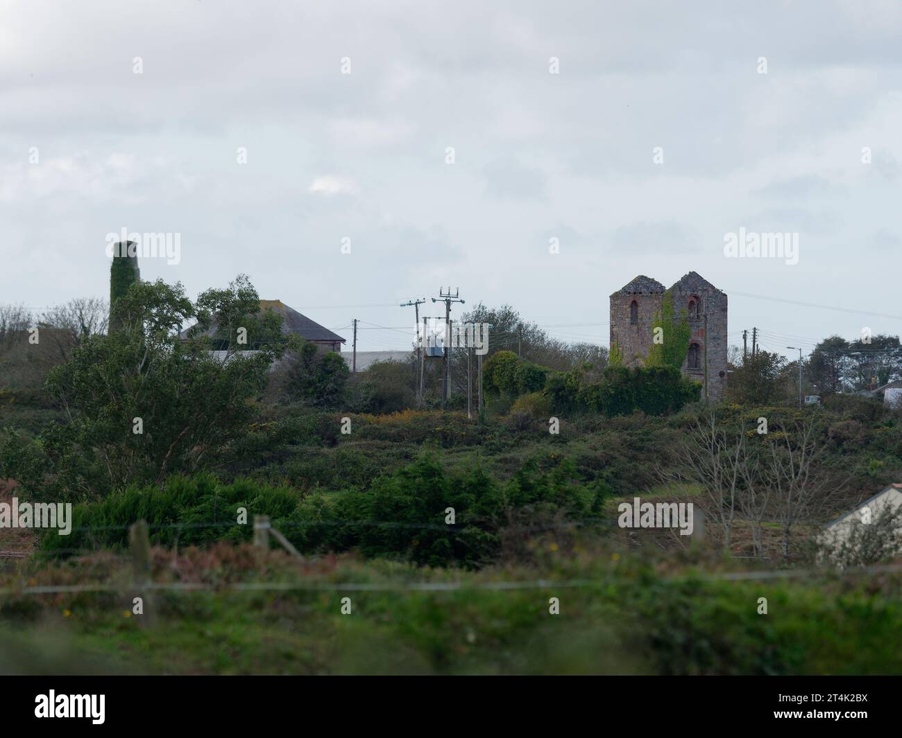 South Crofty Tin mine located at Pool near Camborne. The last tin mine ...
