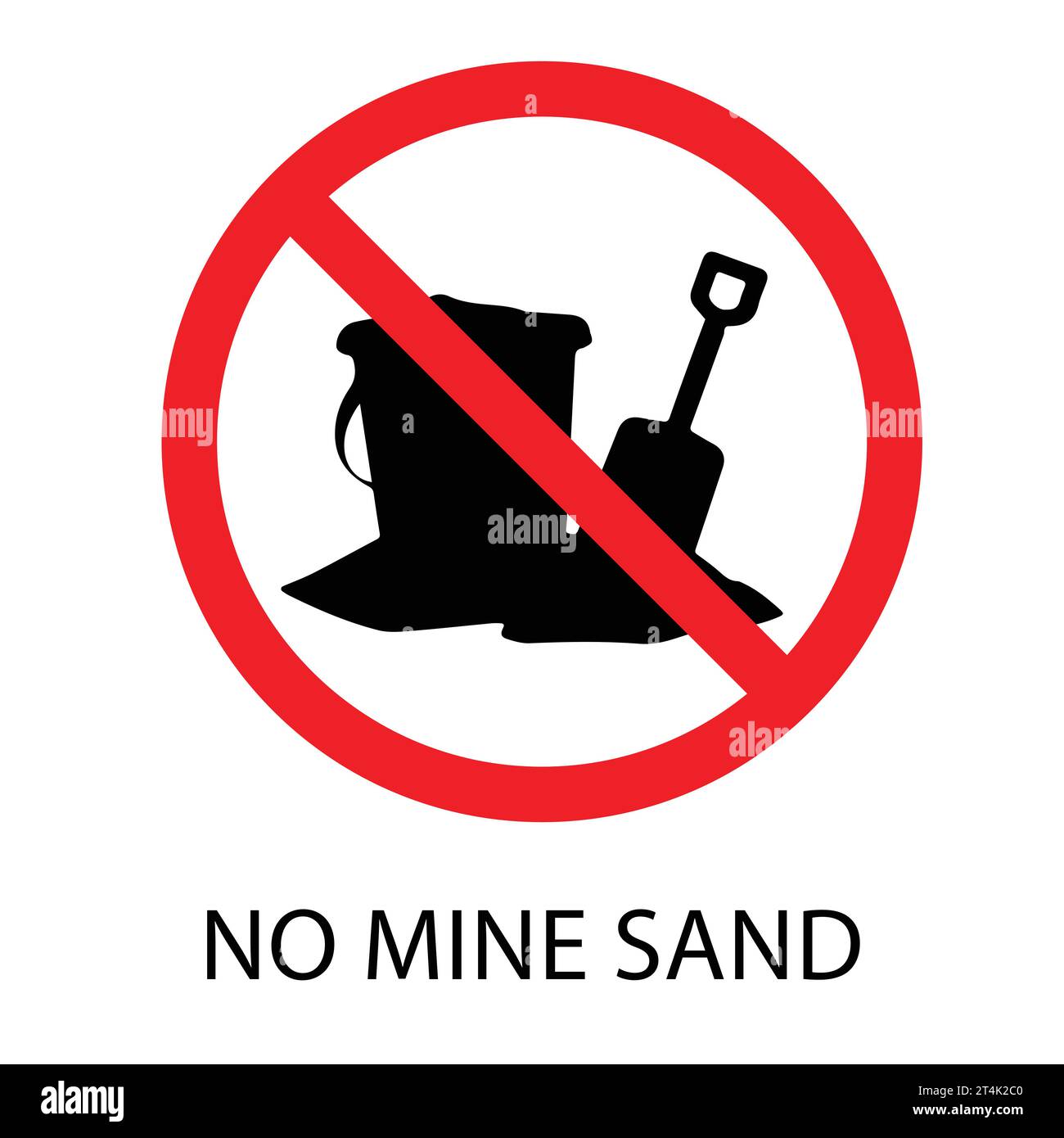 Stop mining Stock Vector Images - Alamy