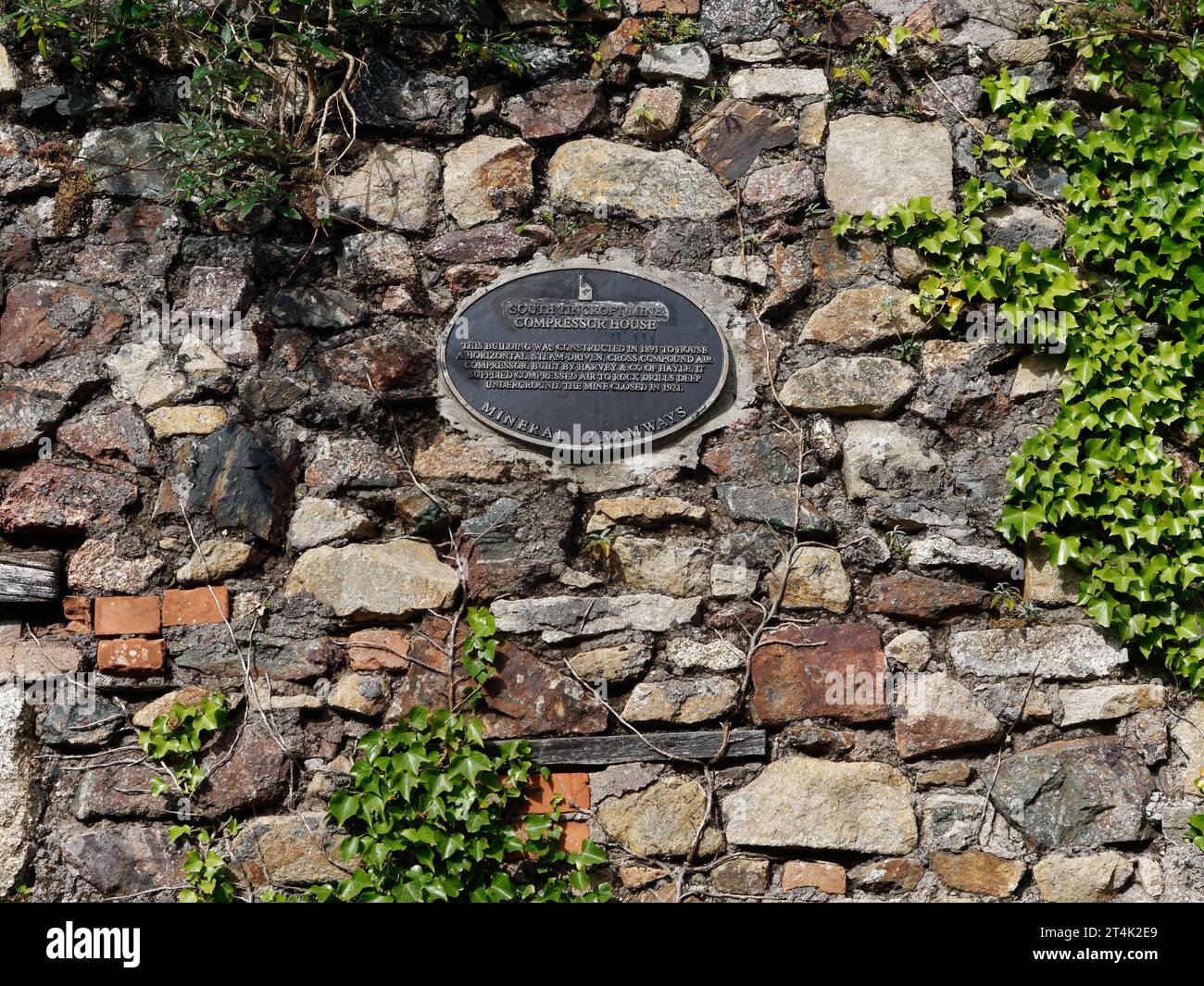South Crofty Tin mine located at Pool near Camborne. The last tin mine ...