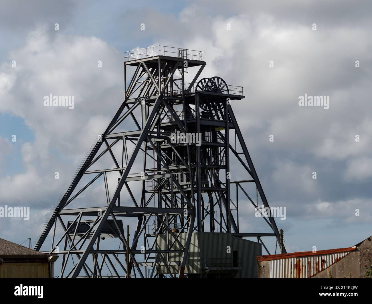 South Crofty Tin mine located at Pool near Camborne. The last tin mine ...
