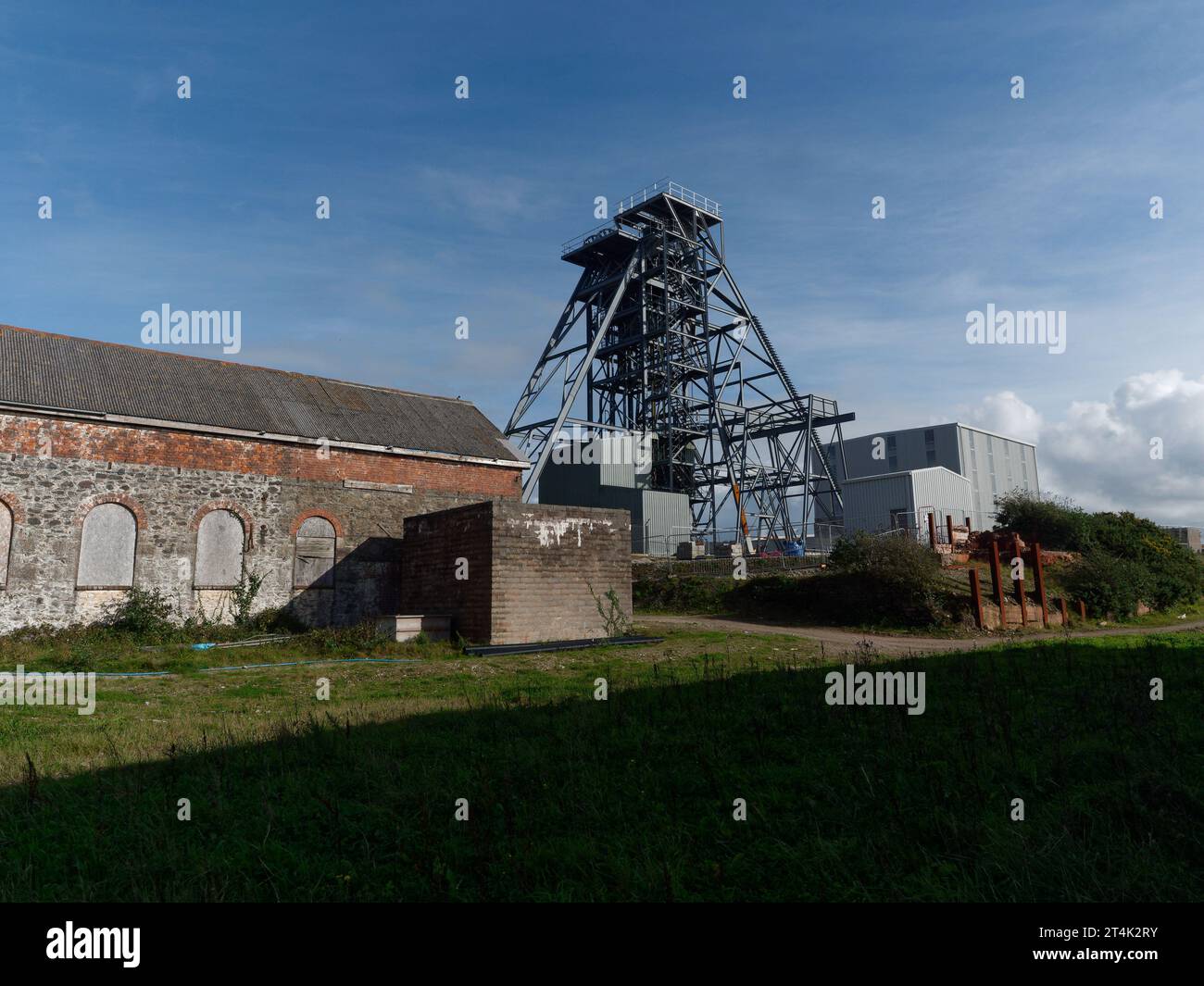 South Crofty Tin mine located at Pool near Camborne. The last tin mine ...