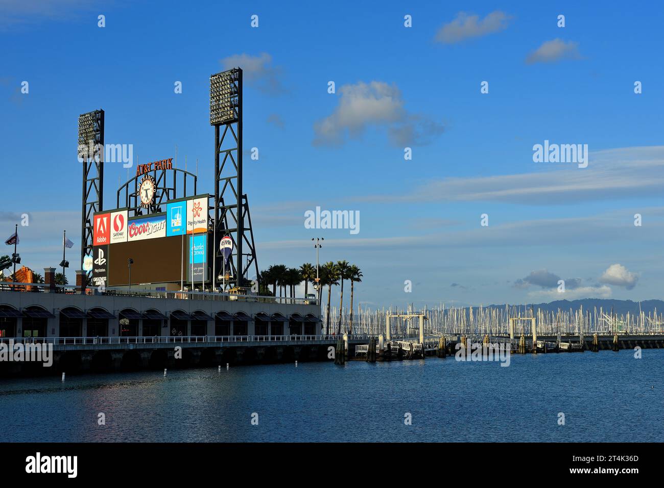 The historic AT&T Park - home of the SF 49ers, San Francisco CA Stock Photo - Alamy