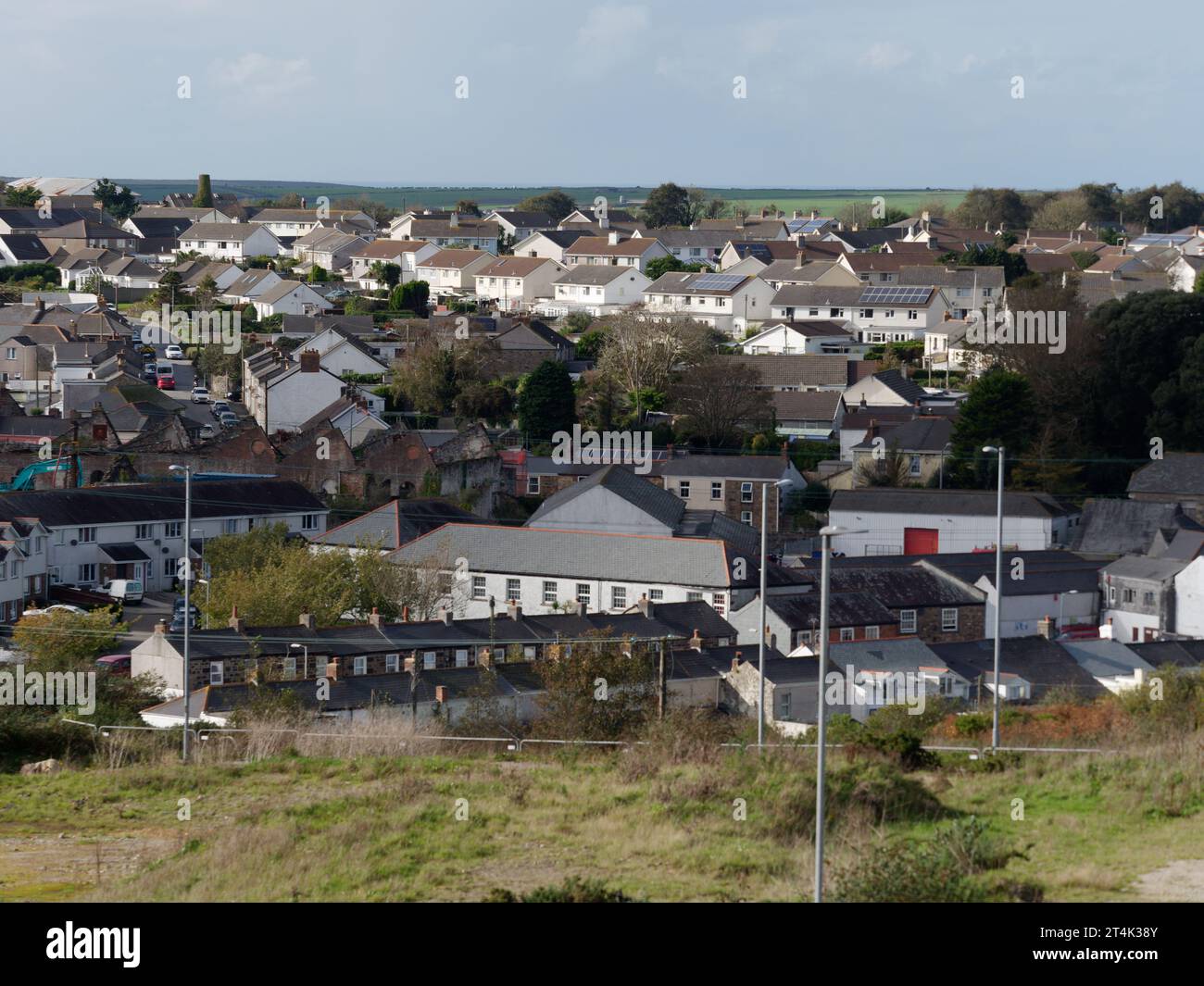South Crofty Tin mine located at Pool near Camborne. The last tin mine ...
