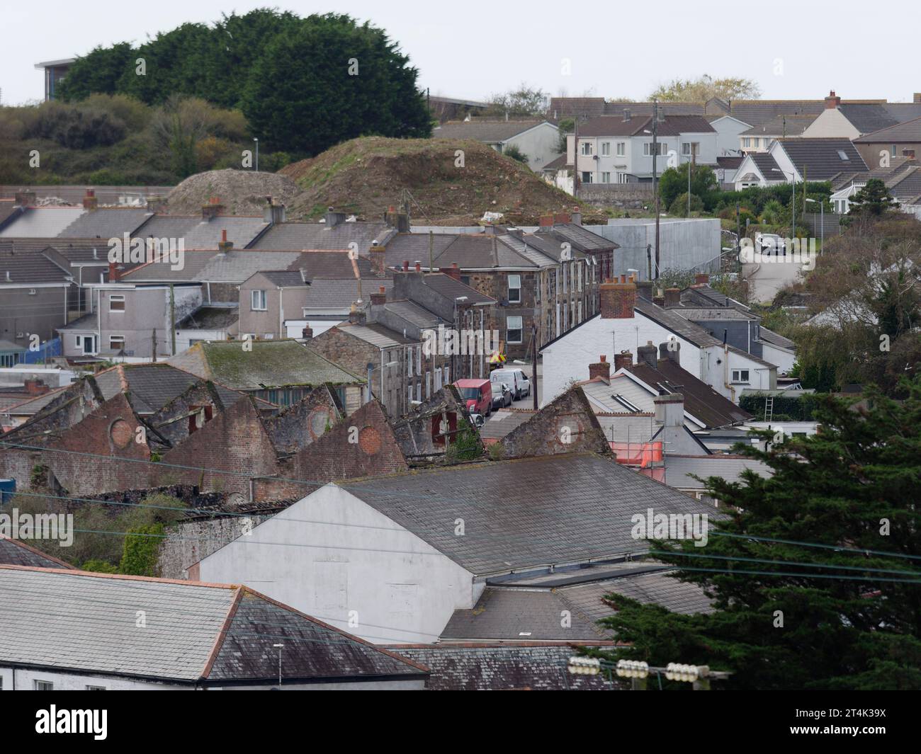 South Crofty Tin mine located at Pool near Camborne. The last tin mine ...