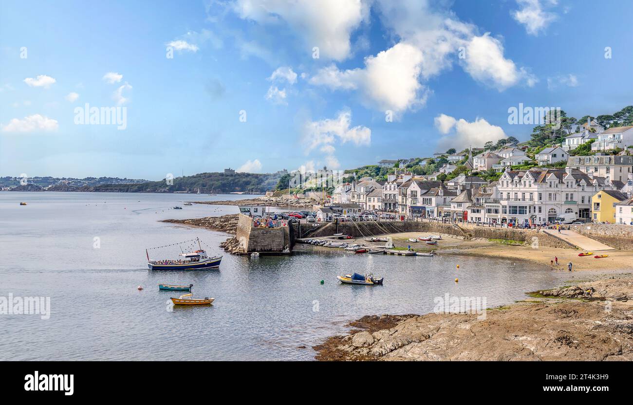 St Mawes on the Roseland Peninsula Cornwall Stock Photo - Alamy