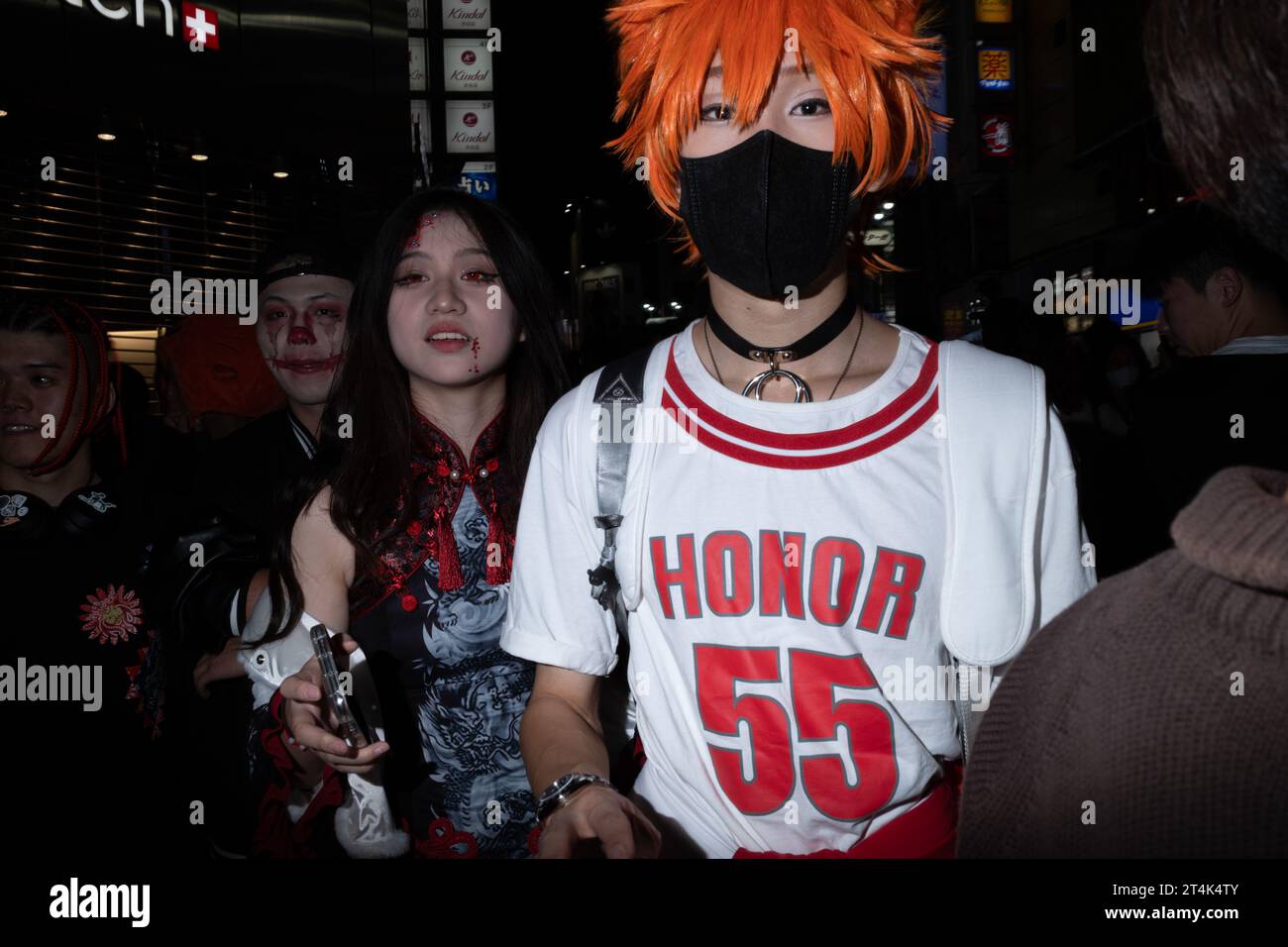 Tokyo, Japan. 31st Oct, 2023. Revelers celebrate Halloween amid strict ...
