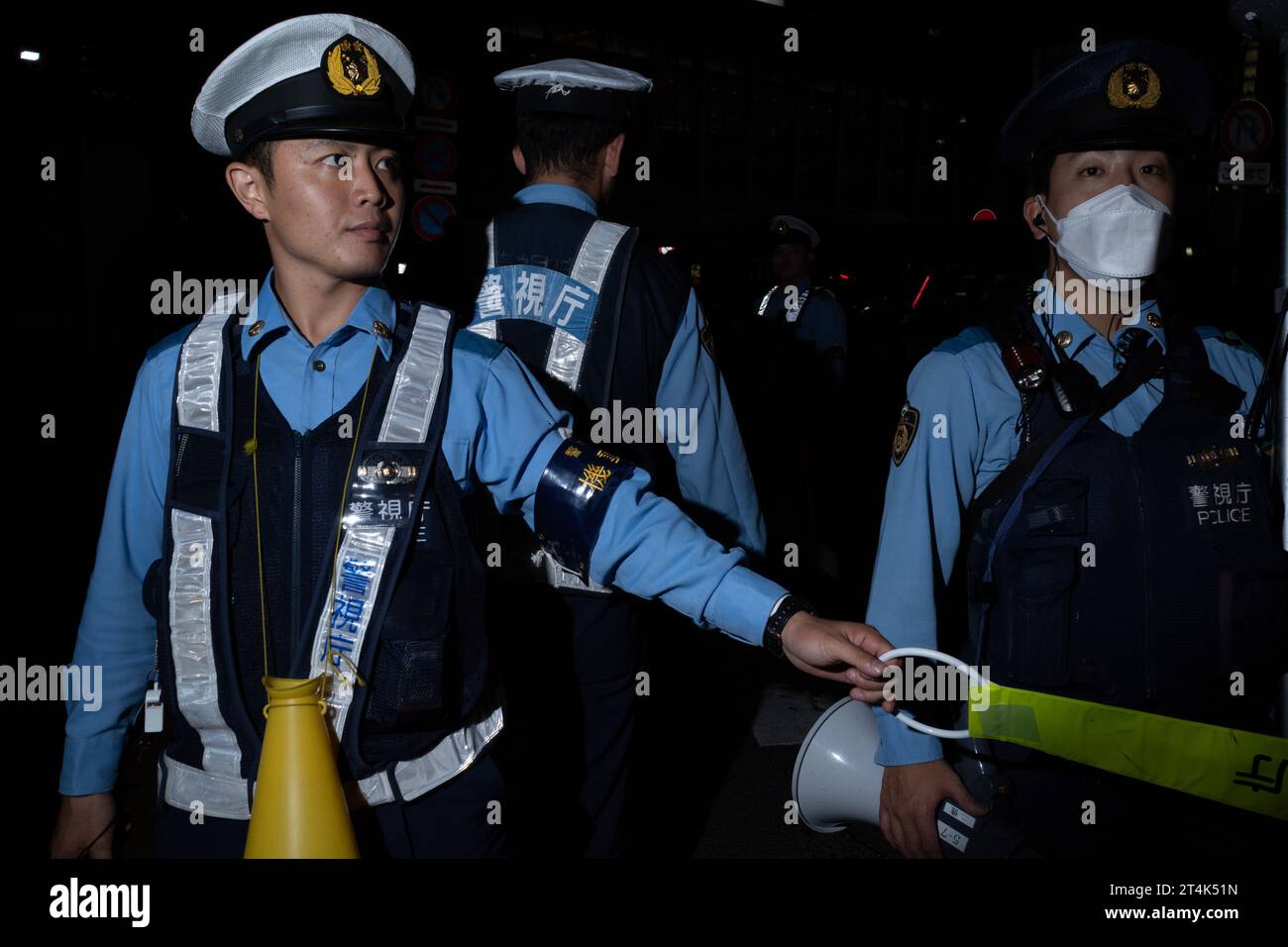 Tokyo, Japan. 31st Oct, 2023. Tokyo Metropolitan Police Officer ...
