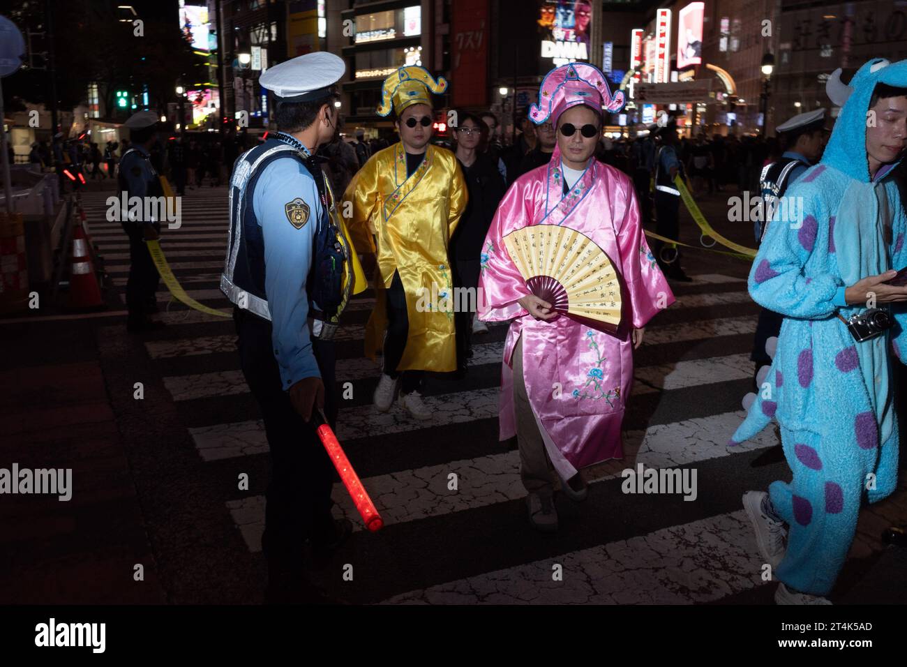 Tokyo, Japan. 31st Oct, 2023. Revelers celebrate Halloween amid strict ...