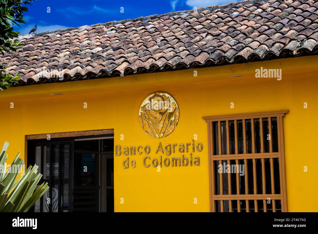 La Calera, Cundinamarca, Colombia - 31 October 2023. Facade of the ...