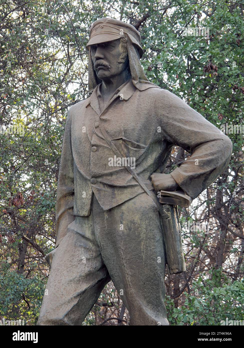 Statue of David Livingstone, Victoria Falls, Mosi-oa-Tunya (Thundering ...
