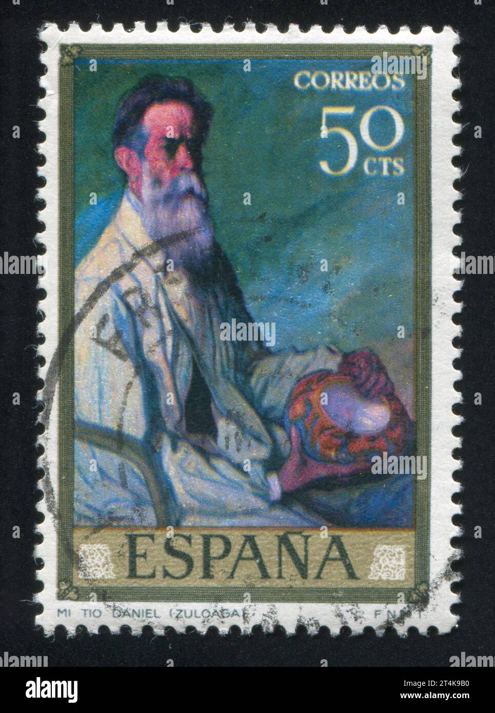 SPAIN - CIRCA 1977: stamp printed by Spain, shows portrait of Uncle ...