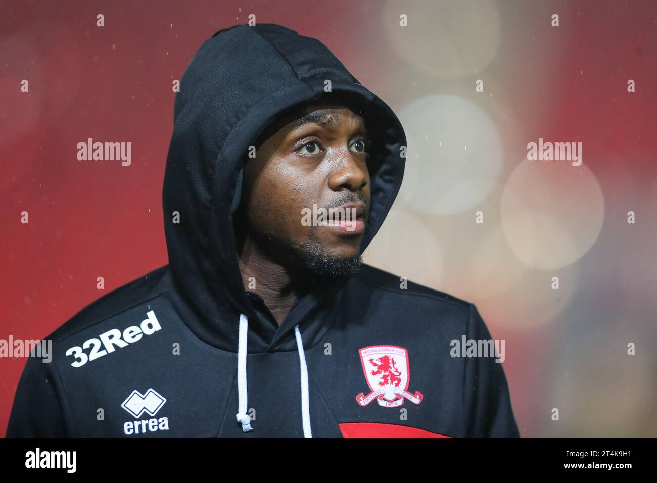 Exeter, UK. 31st Oct, 2023. Anfernee Dijksteel #15 of Middlesbrough ...