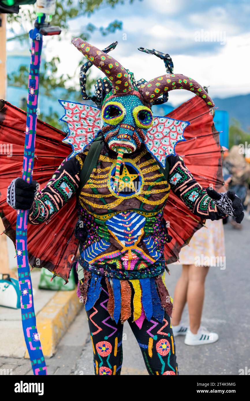 October 29, 2023, Oaxaca de JuÃ¡rez, Mexico: People take part during ...