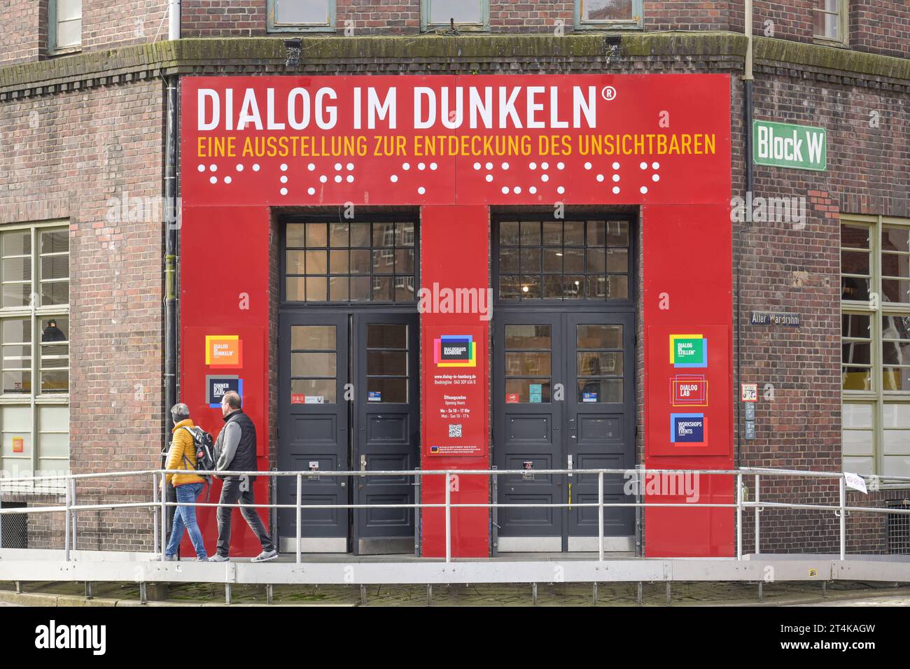 Dialog im Dunkeln, Dialoghaus, Alter Wandrahm, Speicherstadt, Hamburg ...