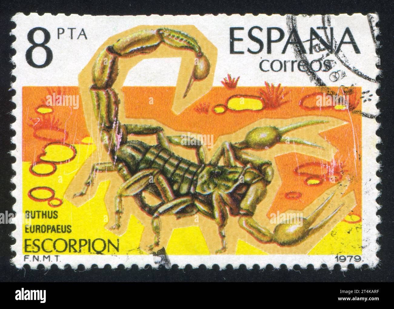 SPAIN - CIRCA 1979: stamp printed by Spain, shows Scorpion, circa 1979 ...