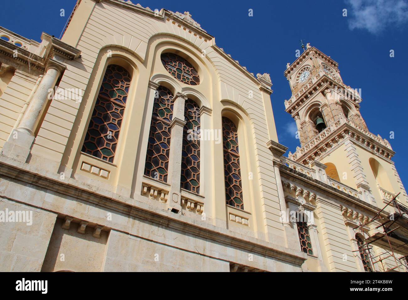 orthodox cathedral (agios minas) in heraklion in crete in greece Stock ...