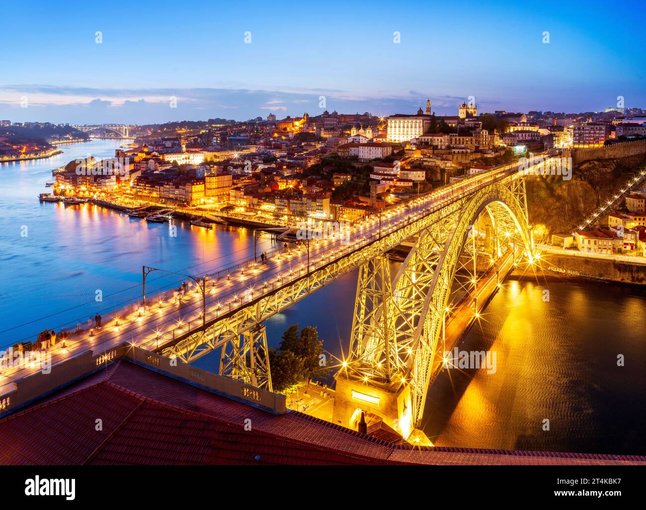 Ponte Dom Luis I, Luis I Bridge Porto, Oporto, Portugal, Europe Stock ...