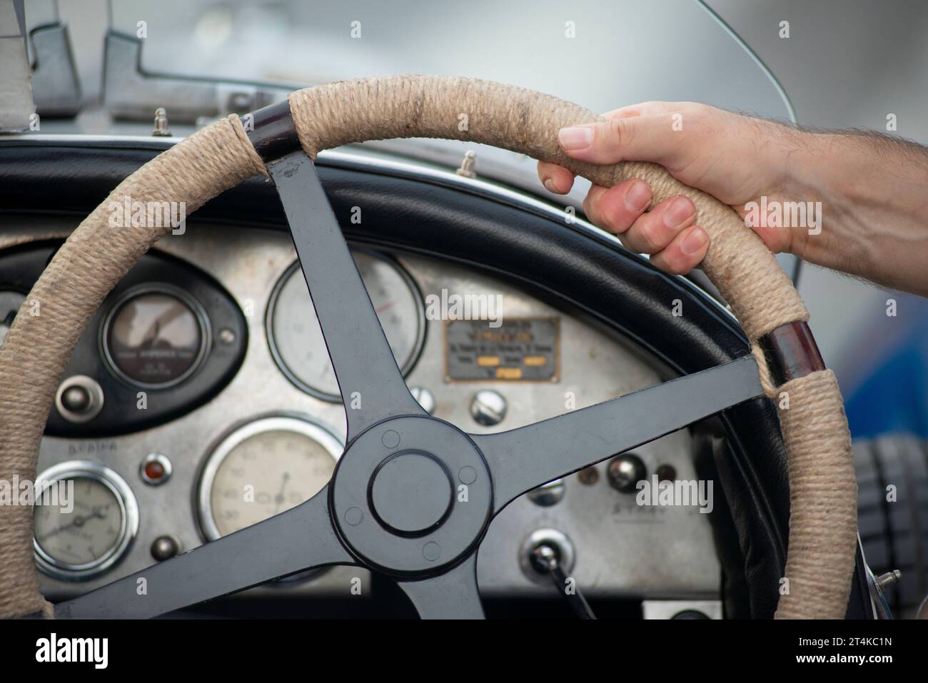 Male arms on steering wheel hi-res stock photography and images - Alamy