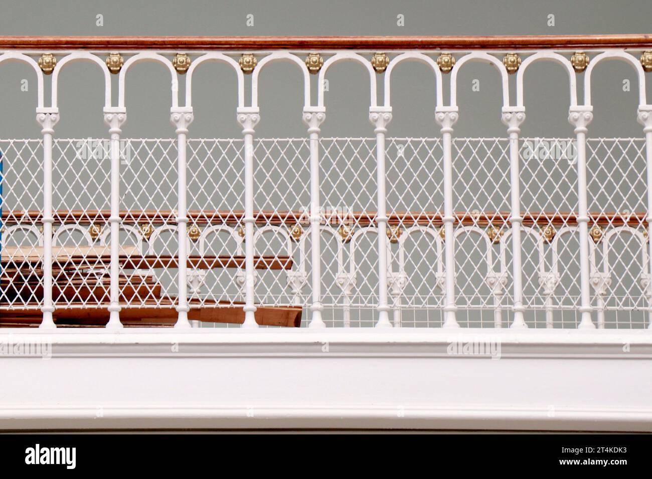 wrought iron railings and wrought iron details in the National Museum ...