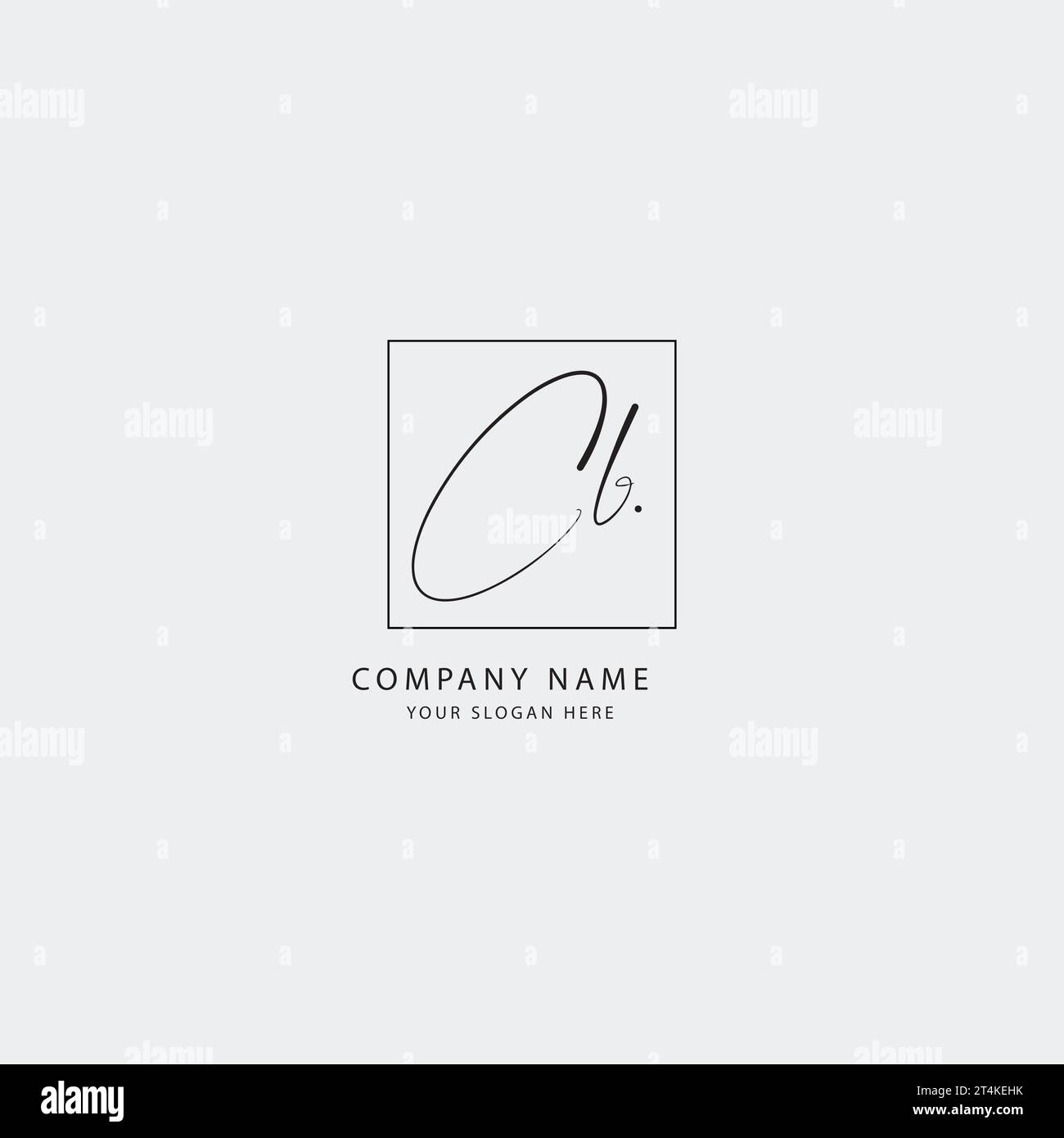 Cb signature Stock Vector Images - Alamy
