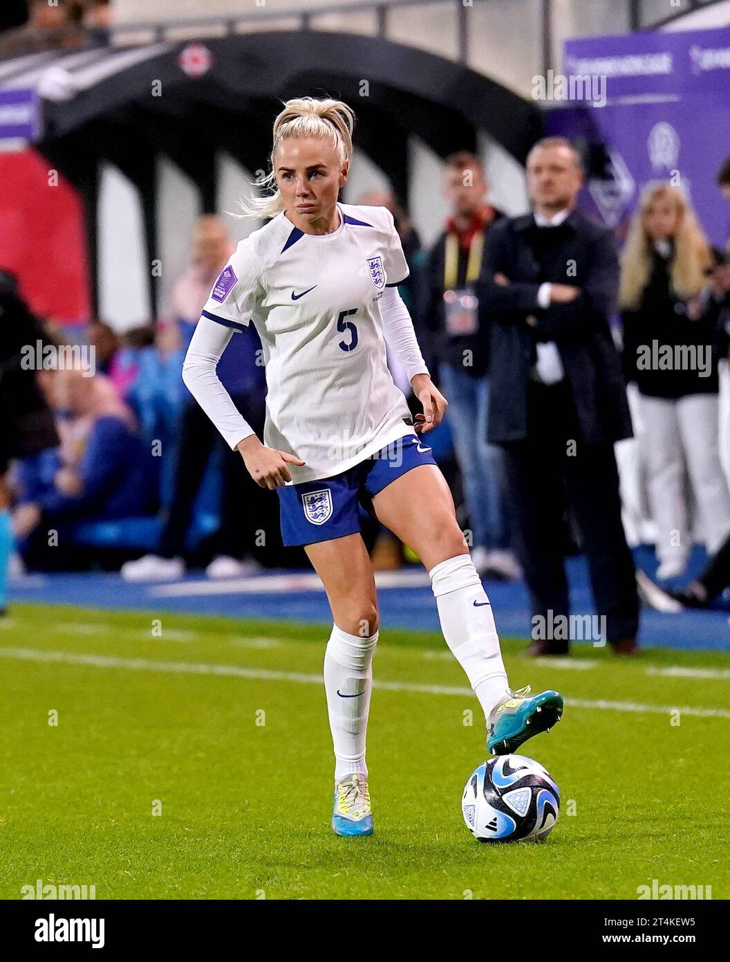 England's Alex Greenwood during the UEFA Women's Nations League Group ...