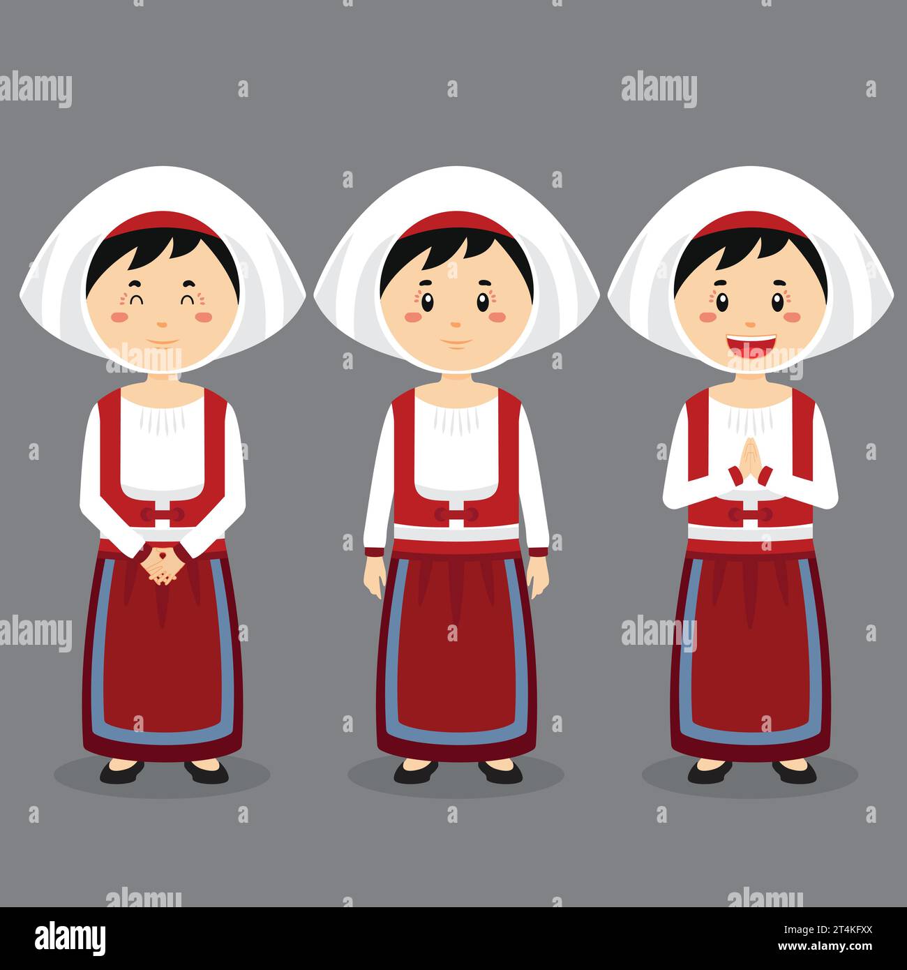 Traditional italy dress Stock Vector Images - Alamy