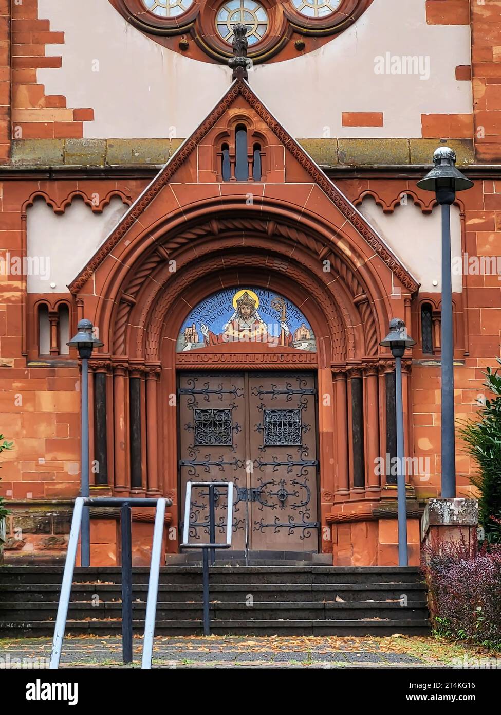 St. Lutwinus Church In Mettlach Is A Catholic Parish Church Built In ...