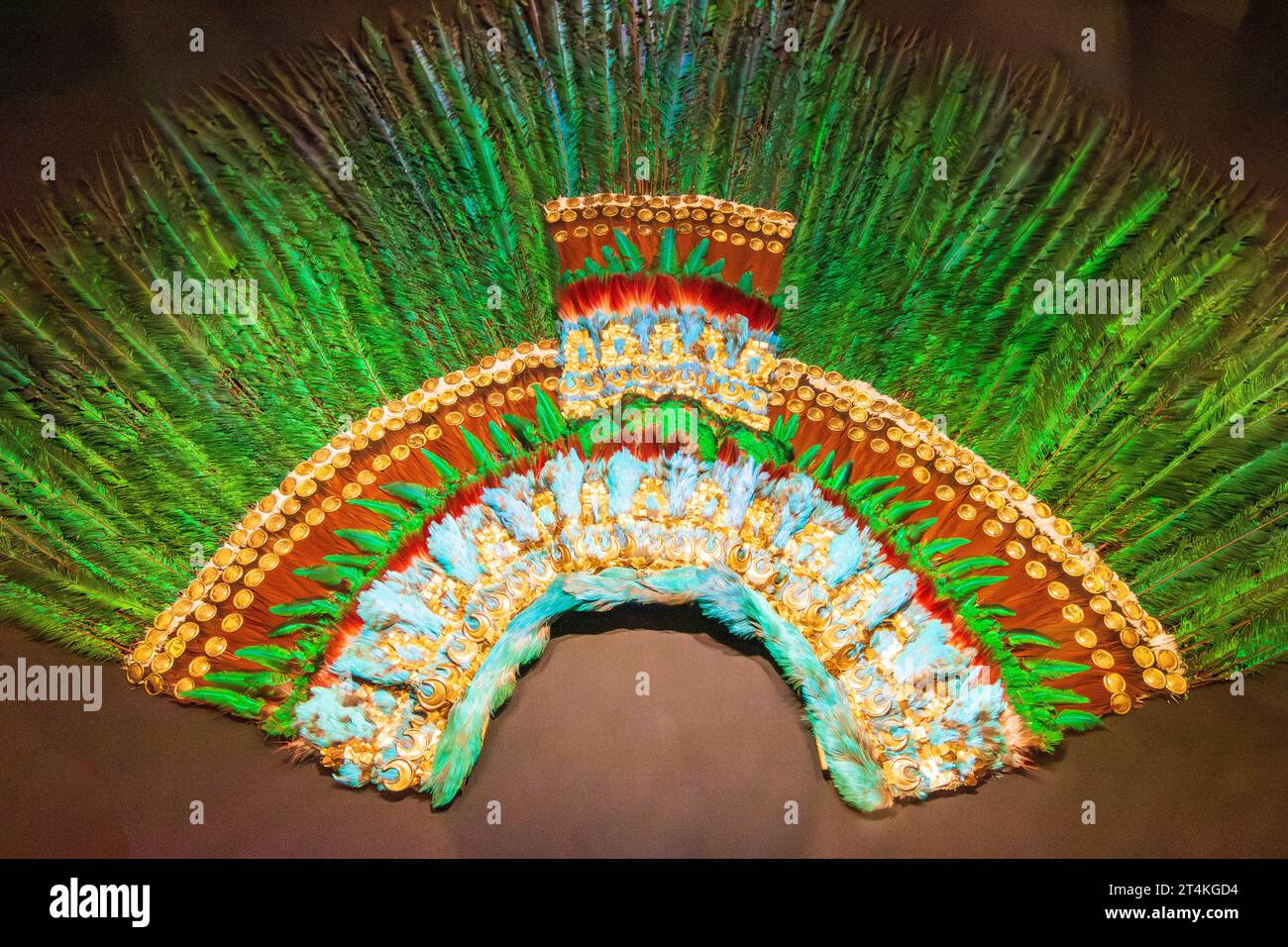 Vienna: Montezuma's feather headdress eaddress in Weltmuseum Wien ...