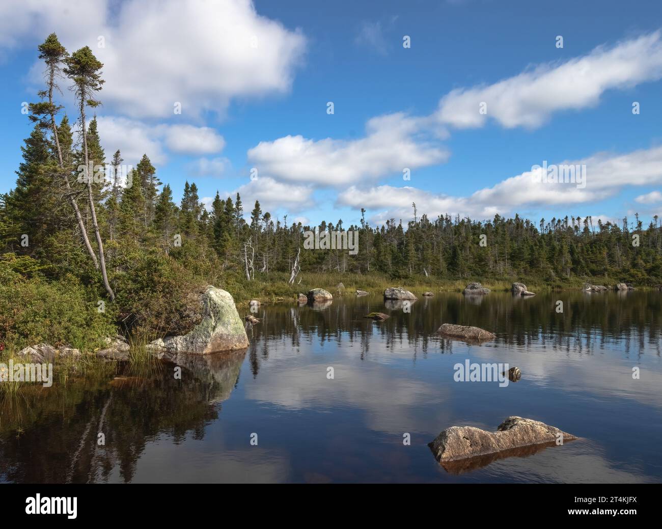 Beautiful scenery on Berry Hill Pond Trail in Gros Morne Newfoundland ...