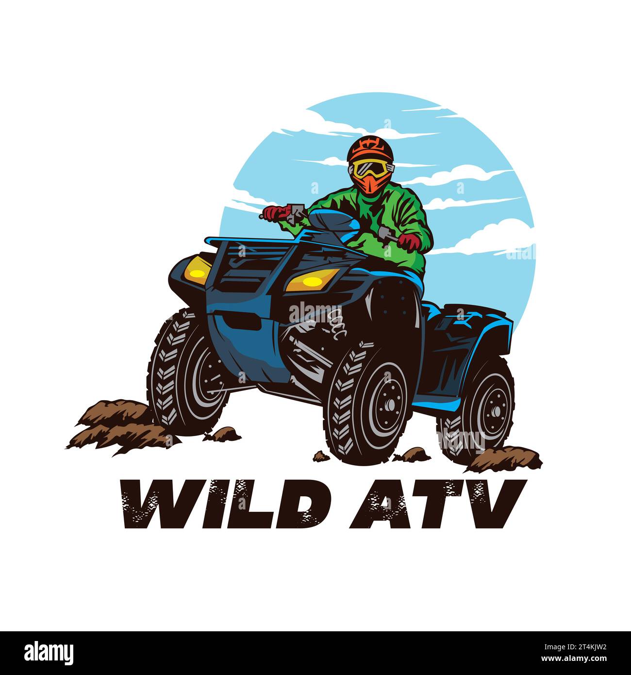Atv logo buggy racing sport Royalty Free Vector Image Stock Vector ...
