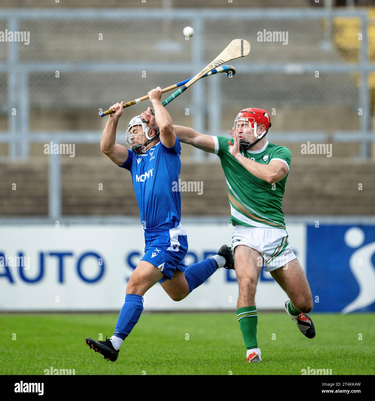 Action image from the Ireland v Scotland shinty hurling international ...