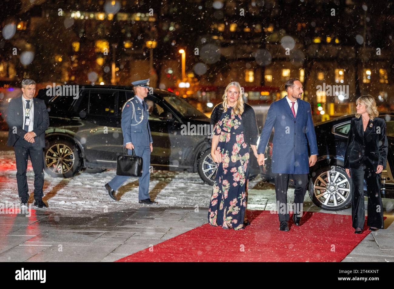 Oslo 20231031.Crown Prince Haakon, Crown Princess Mette-Marit and Oslo ...